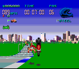 Screenshot of Full Throttle: All-American Racing (SNES, 1994) - MobyGames