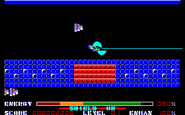 Screenshot of Thexder (PC-98, 1985) - MobyGames