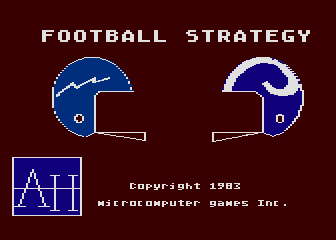 Computer Football Strategy screenshots - MobyGames