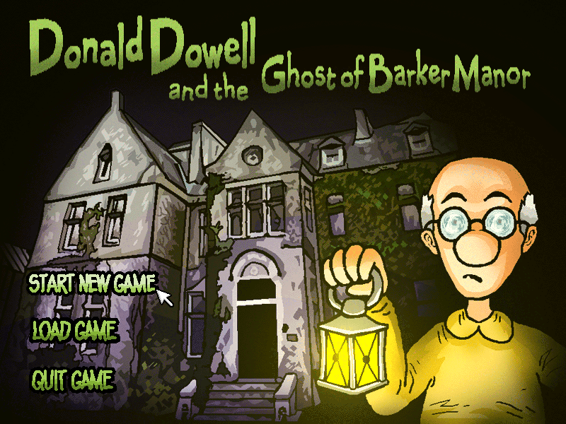 Donald Dowell and the Ghost of Barker Manor screenshots - MobyGames