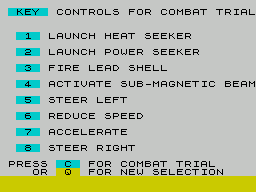 Screenshot of The Korth Trilogy 2: Besieged (ZX Spectrum, 1983) - MobyGames