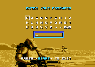 Screenshot of Dune: The Battle for Arrakis (Genesis, 1994) - MobyGames