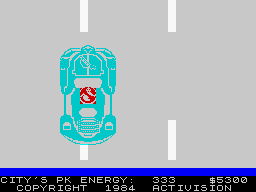Screenshot of Ghostbusters (ZX Spectrum, 1984) - MobyGames