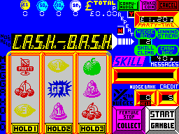 Screenshot of Fruit Machine Simulator (ZX Spectrum, 1987) - MobyGames