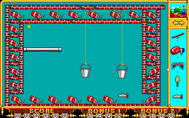 Screenshot of The Incredible Machine (PC-98, 1993) - MobyGames