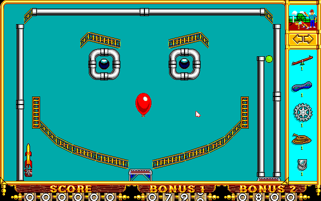 Screenshot of The Incredible Machine (PC-98, 1993) - MobyGames