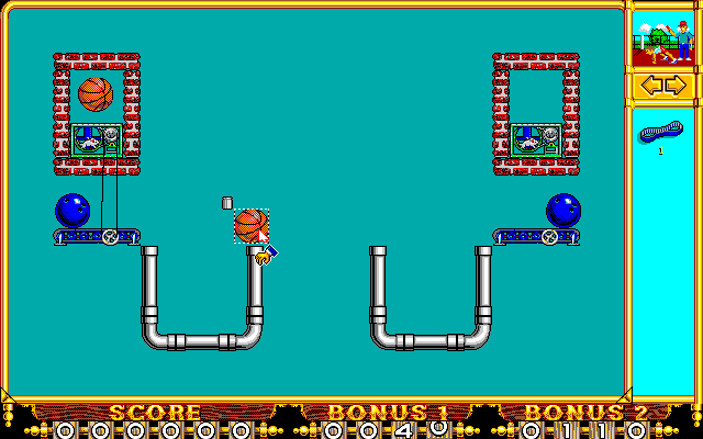 Screenshot of The Incredible Machine (PC-98, 1993) - MobyGames