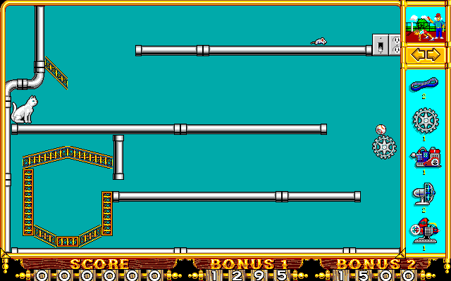 Screenshot of The Incredible Machine (PC-98, 1993) - MobyGames