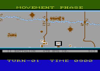 Screenshot of Panzer Grenadier (Atari 8-bit, 1985) - MobyGames