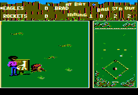 Screenshot of Street Sports Baseball (Apple II, 1987) - MobyGames