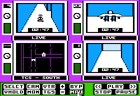 Screenshot of Hacker II: The Doomsday Papers (Apple II, 1986) - MobyGames