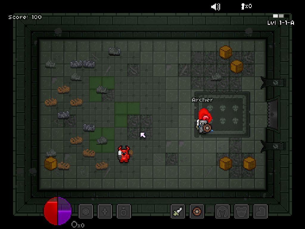 Screenshot of bit Dungeon (Browser, 2012) - MobyGames