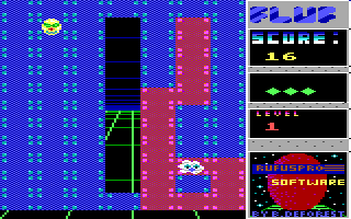Screenshot of Fluf! (DOS, 1989) - MobyGames