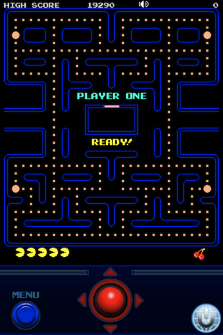 Screenshot of Pac-Man (iPhone, 1980) - MobyGames