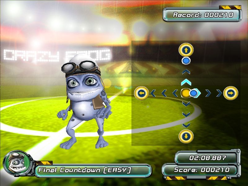 Screenshot of Crazy Frog Arcade Racer (Windows, 2007) - MobyGames