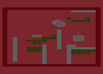 Screenshot of Tank Arkade (Atari 8-bit, 1982) - MobyGames