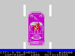 Screenshot of Ghostbusters (ZX Spectrum, 1984) - MobyGames