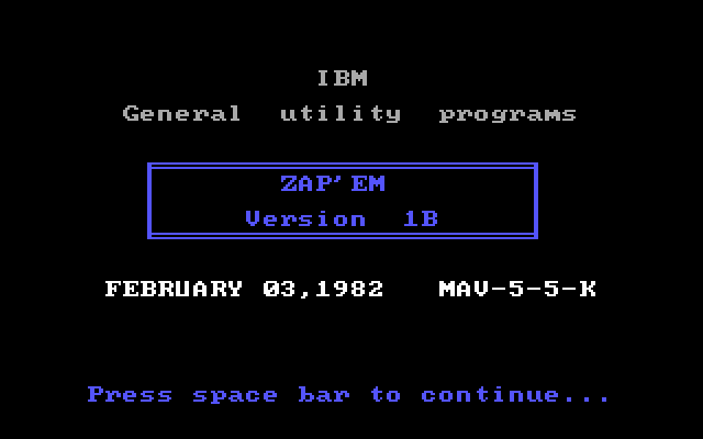 Zap'em (1982) - MobyGames