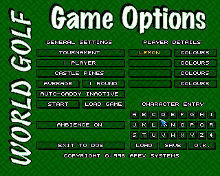 World Golf (1997) - MobyGames