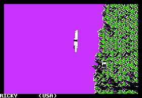 Screenshot of World Games (Apple II, 1986) - MobyGames
