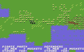 Screenshot of Sid Meier's Pirates! (Commodore 64, 1987) - MobyGames