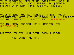 Screenshot of Ghostbusters (ZX Spectrum, 1984) - MobyGames