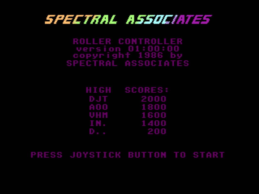 Roller Controller (1986) - MobyGames
