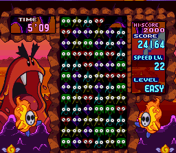 Screenshot of Tetris Attack (SNES, 1996) - MobyGames