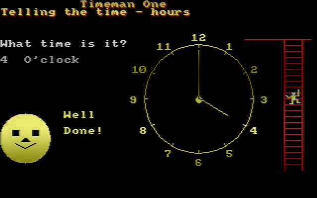 Screenshot of Timeman One (Amstrad CPC, 1983) - MobyGames