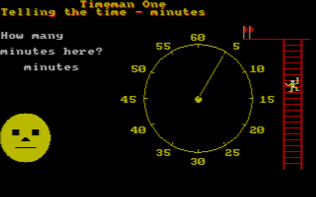 Screenshot of Timeman One (Amstrad CPC, 1983) - MobyGames