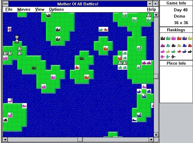 Screenshot of Mother of all Battles! (Windows 3.x, 1993) - MobyGames