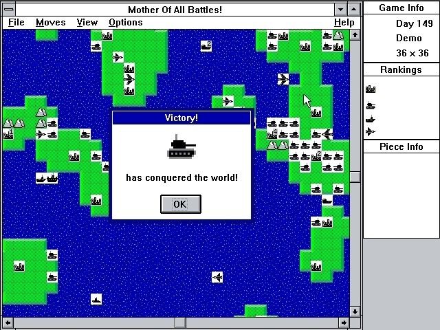 Screenshot of Mother of all Battles! (Windows 3.x, 1993) - MobyGames