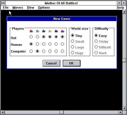 Screenshot of Mother of all Battles! (Windows 16-bit, 1993) - MobyGames