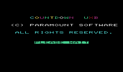 Countdown (1983) - MobyGames