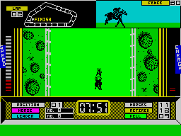 Screenshot of Grand National (ZX Spectrum, 1985) - MobyGames