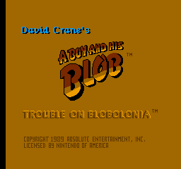 Screenshot of David Crane's A Boy and His Blob: Trouble on Blobolonia (NES, 1990) - MobyGames