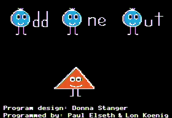 Odd One Out (1986) - MobyGames
