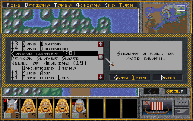 Screenshot of Hammer of the Gods (DOS, 1994) - MobyGames