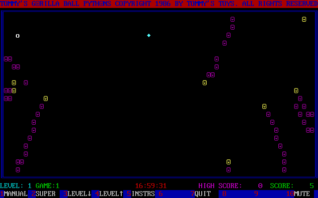 Tommy's Gorilla Ball Pythons (1986) - MobyGames