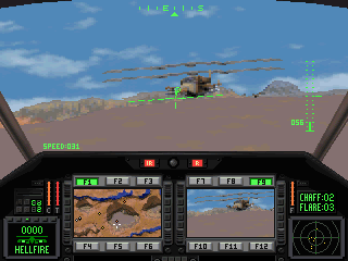 Screenshot of Comanche: Maximum Overkill (DOS, 1992) - MobyGames