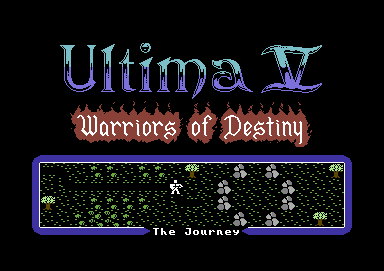 Screenshot of Ultima V: Warriors of Destiny (Commodore 64, 1988 ...