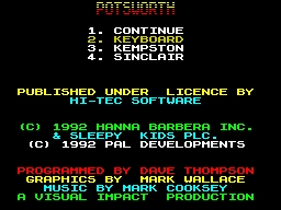 Screenshot of Potsworth & Co. (ZX Spectrum, 1992) - MobyGames