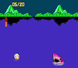Screenshot of Splatterhouse: Wanpaku Graffiti (NES, 1989) - MobyGames