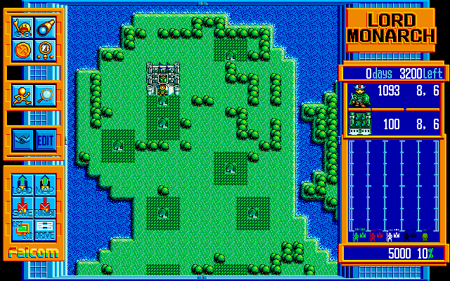 Screenshot of Lord Monarch (PC-98, 1991) - MobyGames