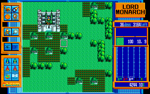 Screenshot of Lord Monarch (PC-98, 1991) - MobyGames