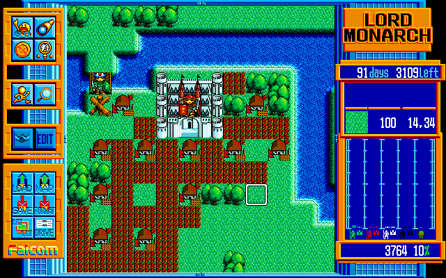 Screenshot of Lord Monarch (PC-98, 1991) - MobyGames
