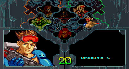 Screenshot of Dark Edge (Arcade, 1993) - MobyGames