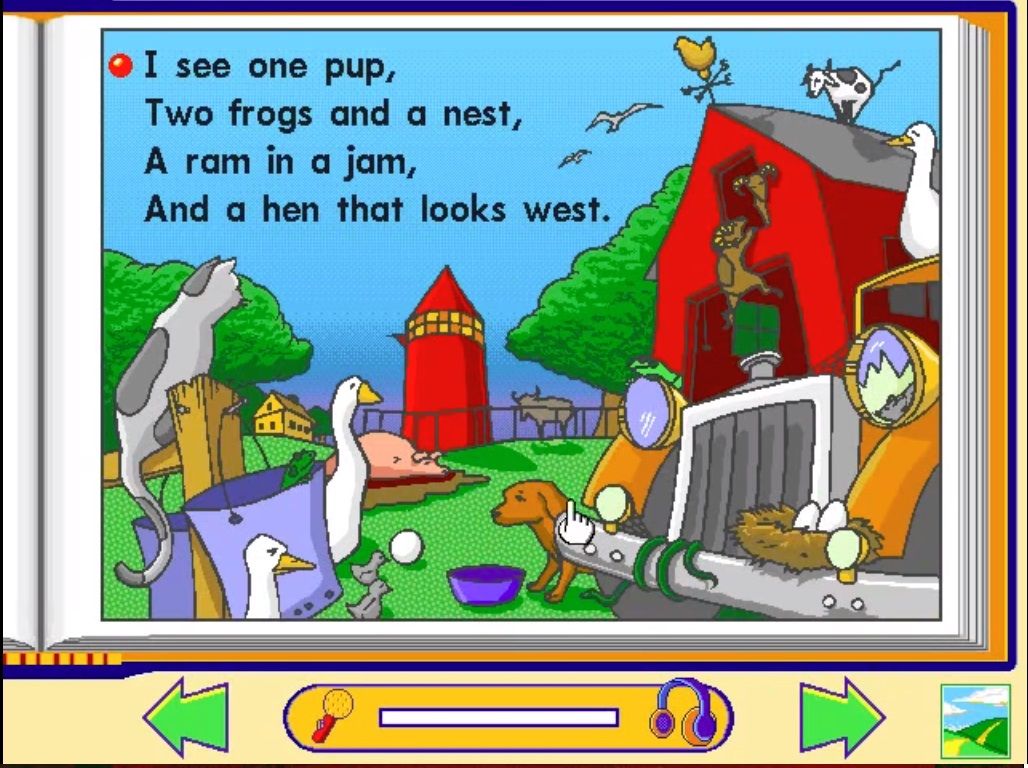 Screenshot of Reader Rabbit: Learn to Read with Phonics (Windows, 2000 ...