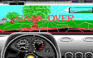 Screenshot of The Duel: Test Drive II (DOS, 1989) - MobyGames