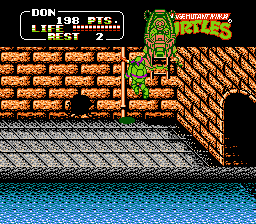Screenshot of Teenage Mutant Ninja Turtles (NES, 1989) - MobyGames